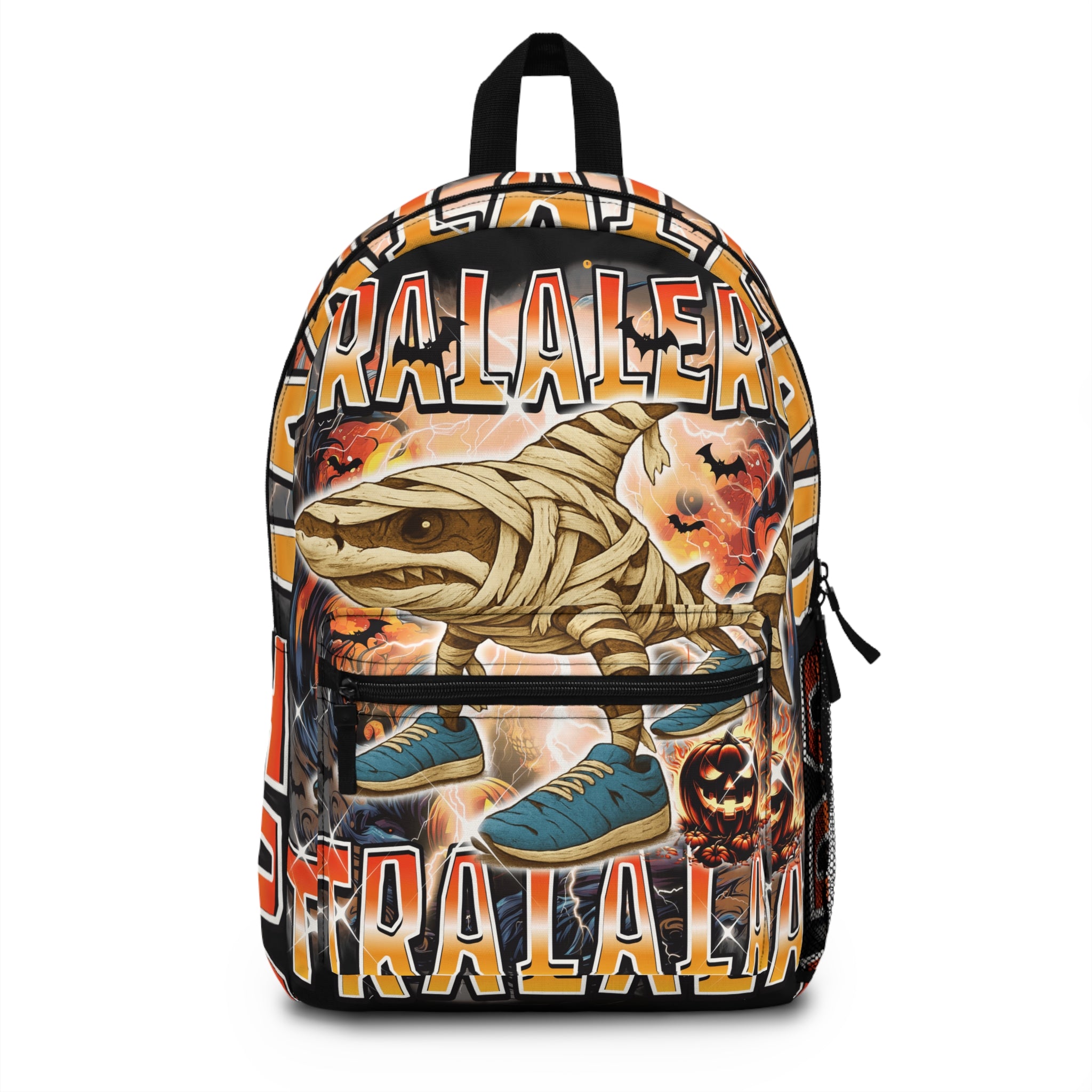 Tralalero Tralala Halloween Italian Brainrot School Backpack – Brainrot ...