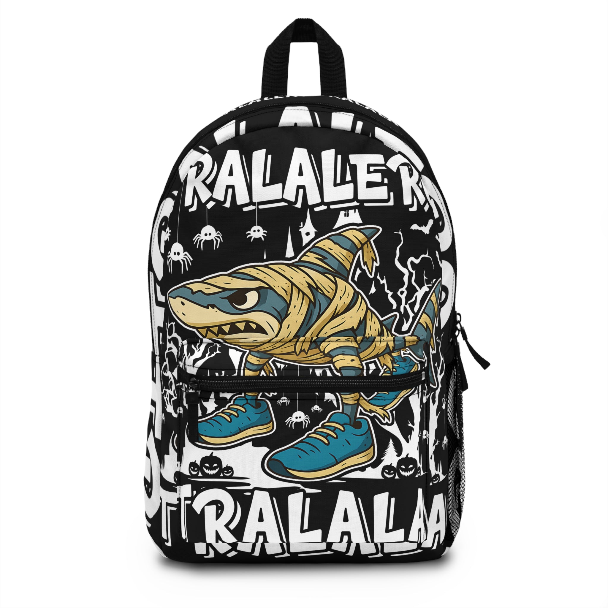 Tralalero Tralala Italian Brainrot Halloween School Backpack – Brainrot ...