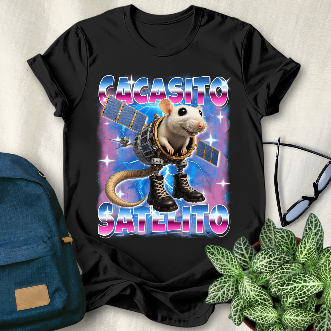 Cacasito Satelito Italian Brainrot T-Shirt – Brainrot Studio