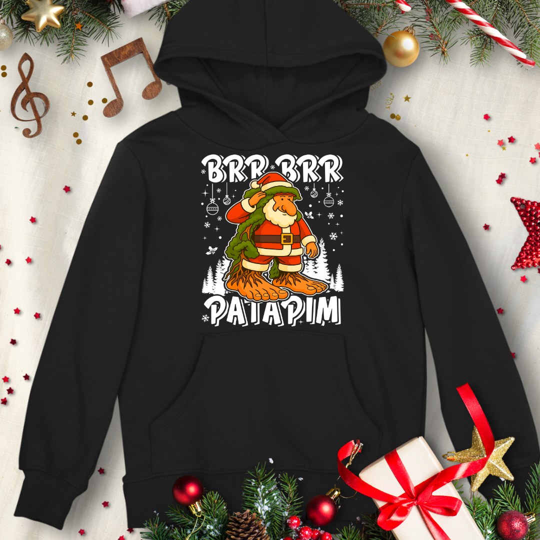 Brr Brr Patapim Italian Brainrot Christmas Hoodie – Brainrot Studio