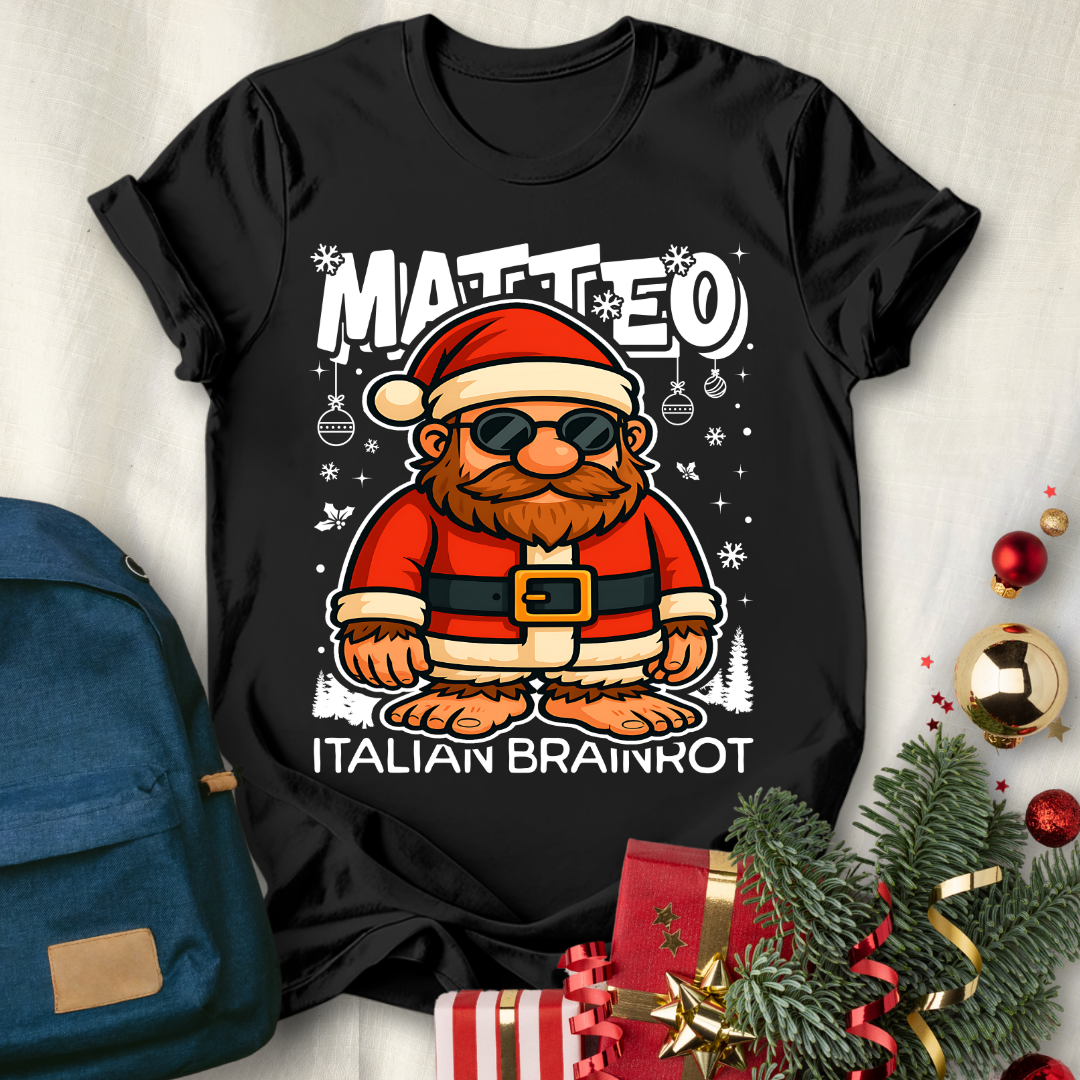 Matteo Italian Brainrot T-Shirt – Brainrot Studio